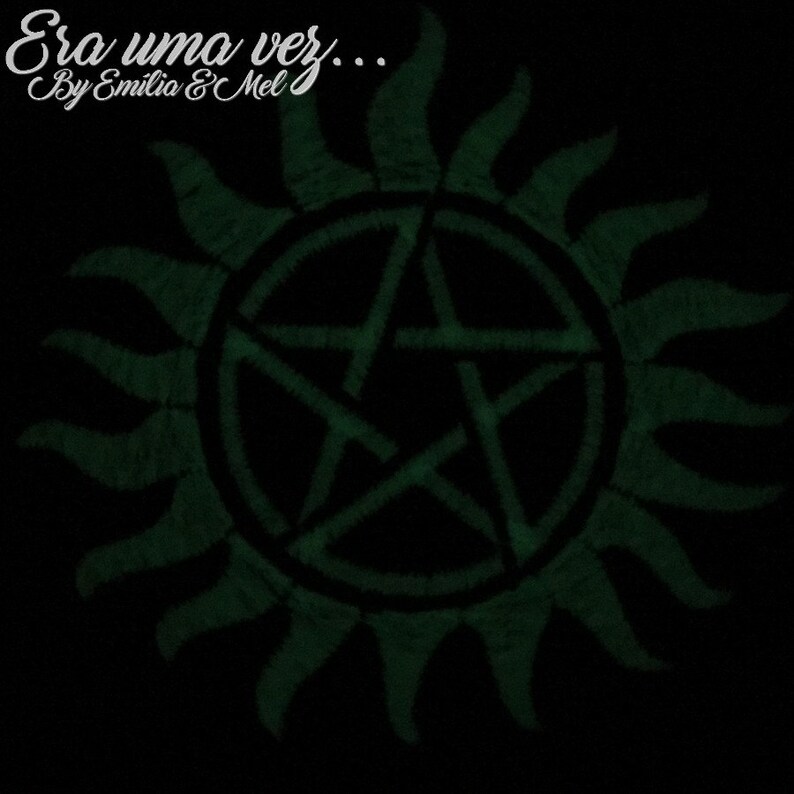 Anti Demon Possession Glyph Supernatural Themed Embroidered - Etsy