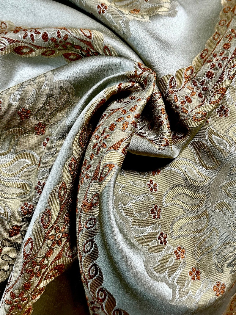 Luxurious Sage Green Bronze Versailles Fabric Sold at Neiman Marcus ...