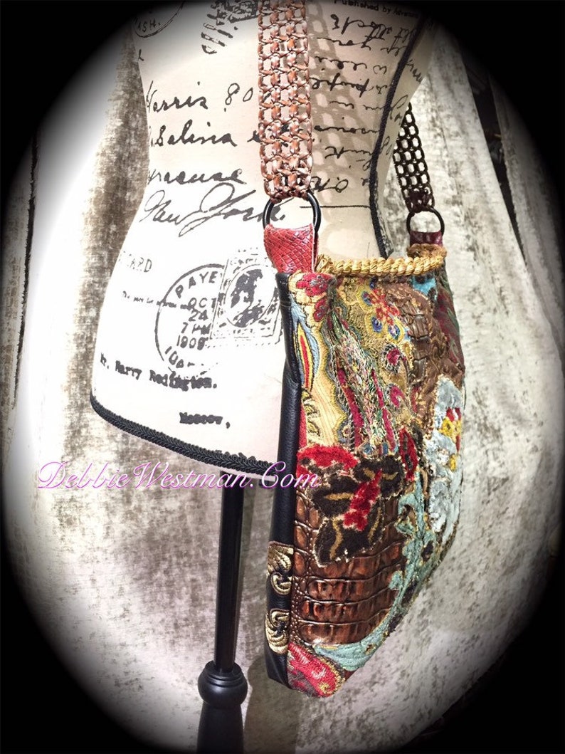 Handmade Patchwork Unique Leather Boho Handbag Shabby Chic - Etsy