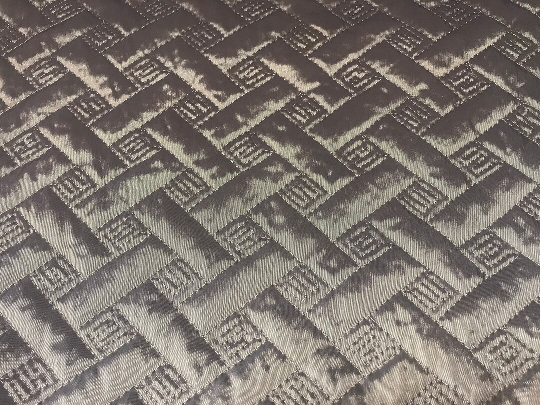 Quilted Fabric With Metallic Sheen Finish - Etsy