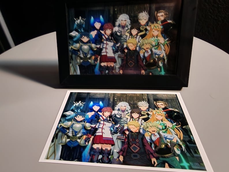 Réplica fotográfica icónica de Xenoblade 2 Jin con Lora Haze Mythra ...