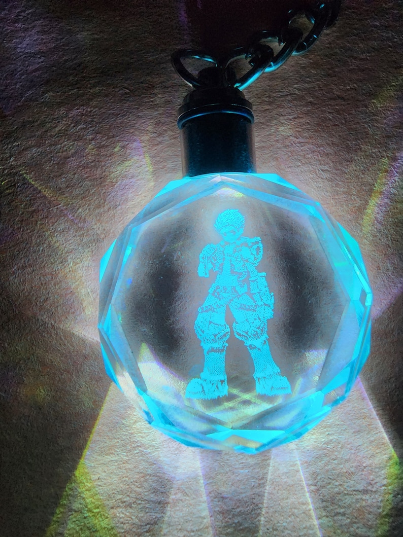 Xenoblade 2 Core Crystal LED Keychain Collection Featuring Pyra Mythra ...