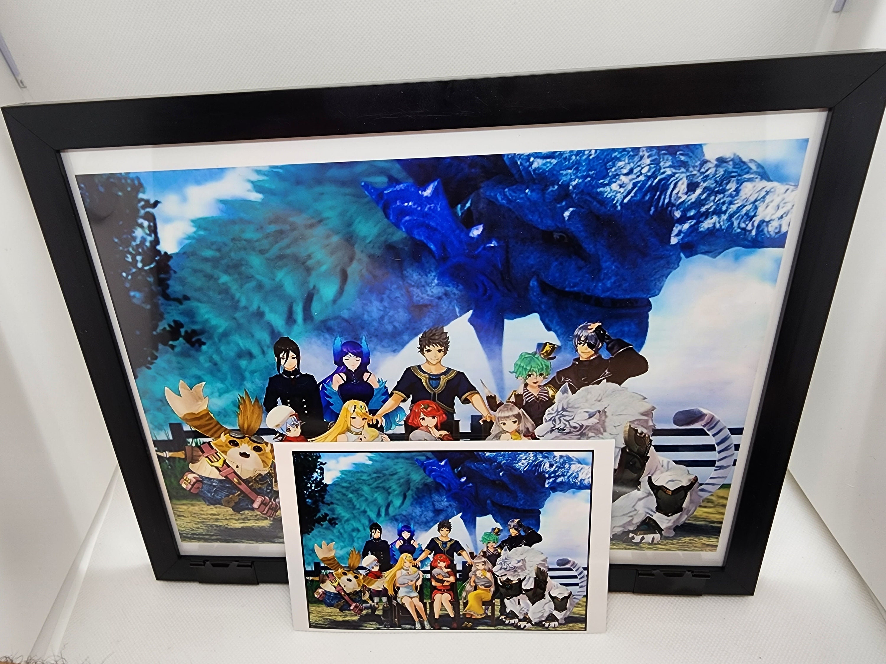 Legendary Xenoblade Family Photo Replica Featuring Rex Pyra Mythra Nia ...