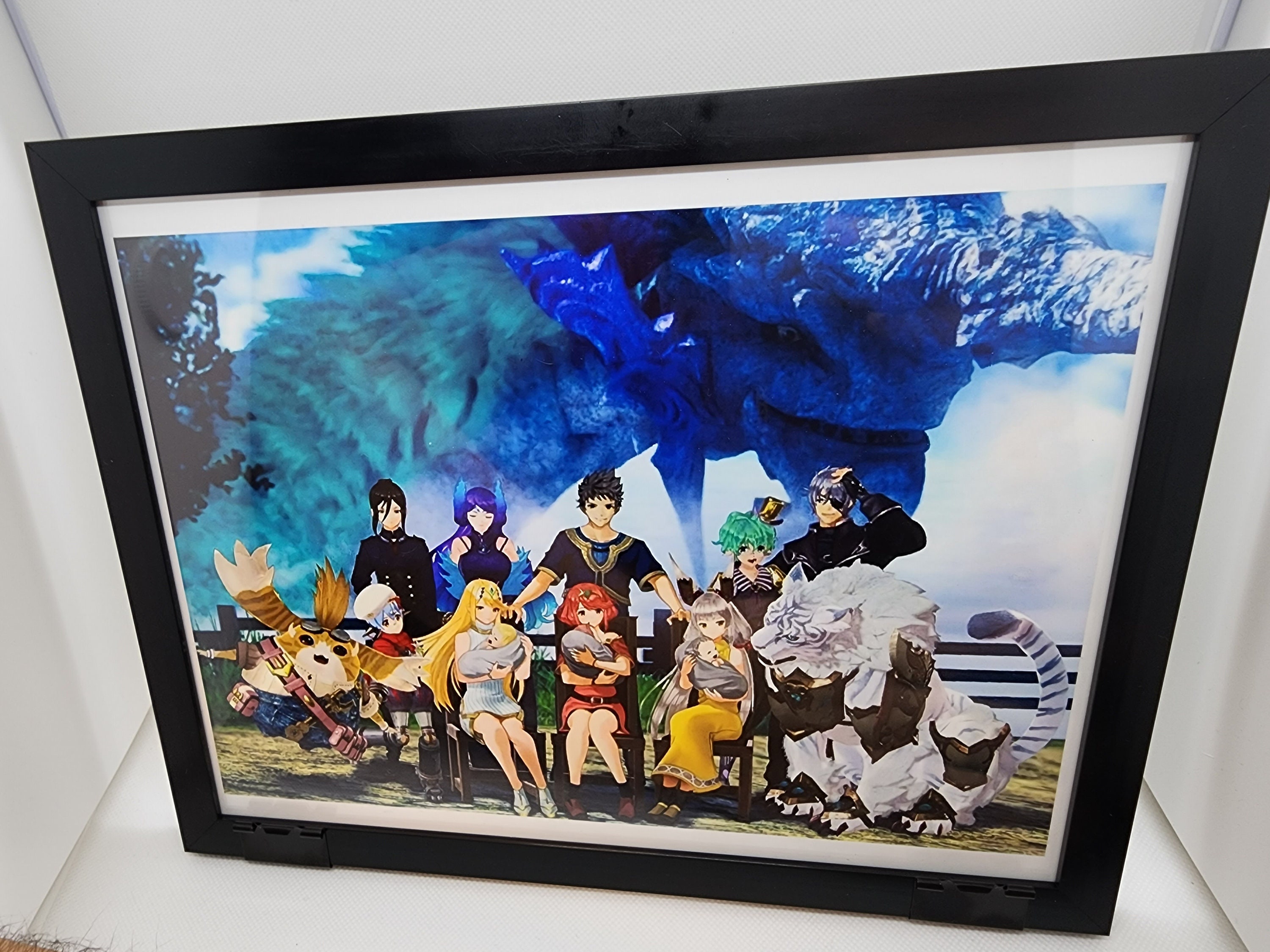 Legendary Xenoblade Family Photo Replica Featuring Rex Pyra Mythra Nia ...