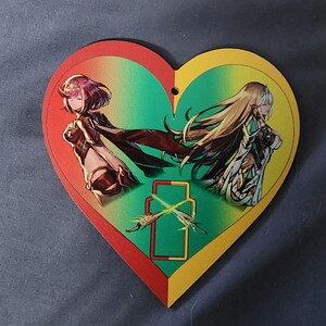 Pyra and Mythra Xenoblade Chronicles 2 Heart Shaped Wall Art Ornament ...