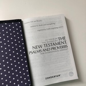 NIV Mini Bible, With New Testament, Psalms, & Proverbs soft Cover - Etsy
