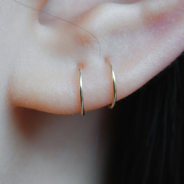 Small Gold Hoops - Etsy