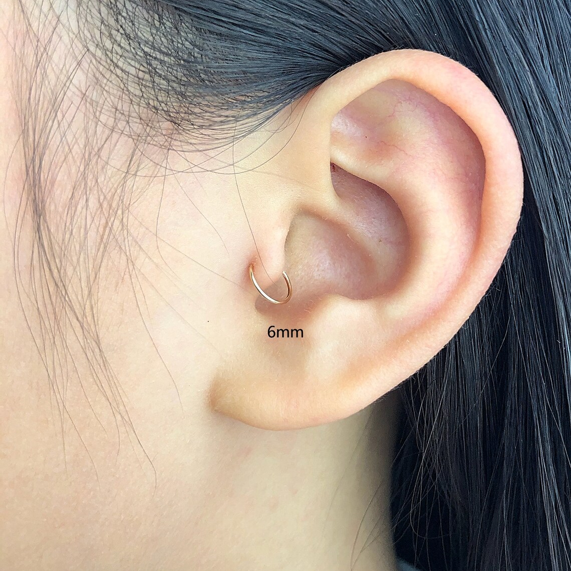 Tragus Earring Tragus Hoop Tragus Piercing Jewelry Gold - Etsy