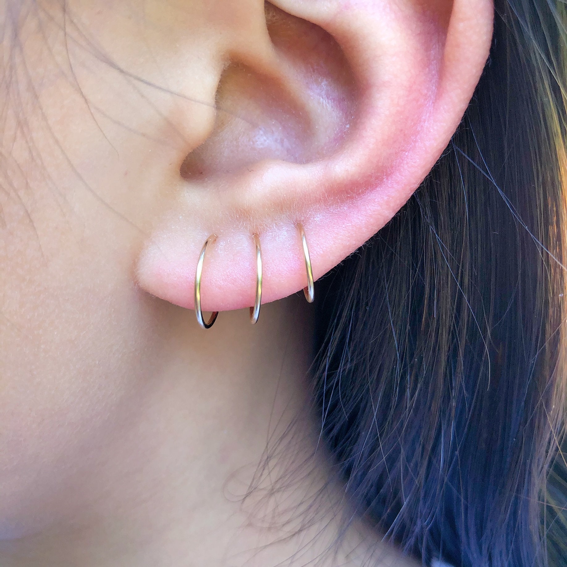 Gold Hoop Earring Set, Huggie Hoop Earrings, Tiny Hoop Earrings, Small ...