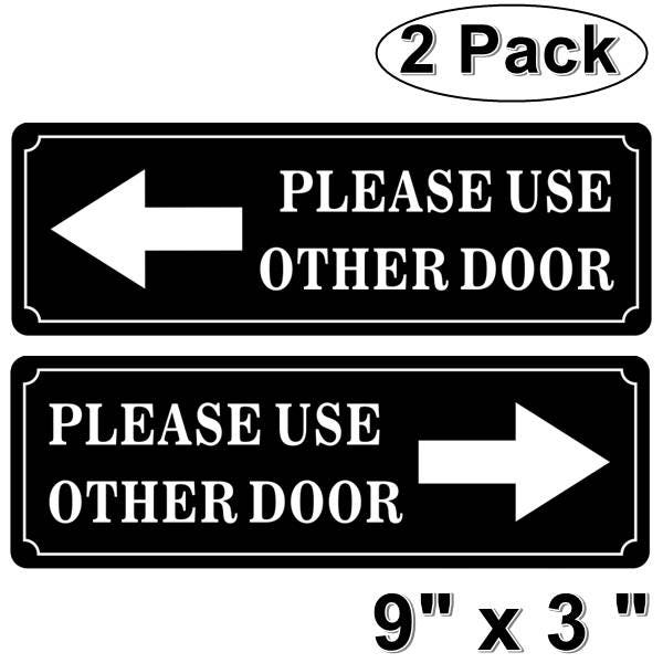 Please Use Other Door Signs - Etsy
