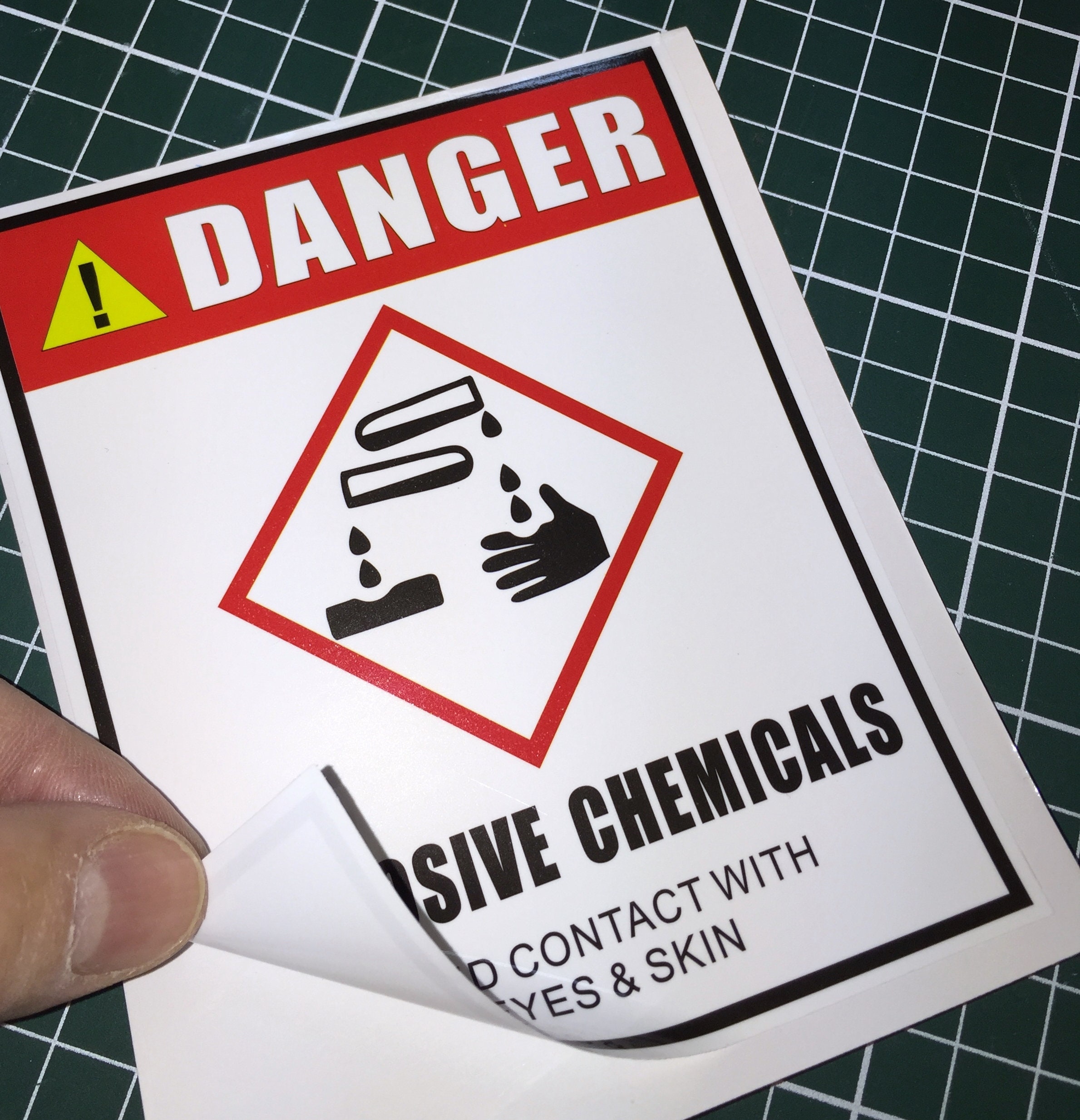 4 Pack of Flammable Biohazard Explosive Radiation Poison | Etsy