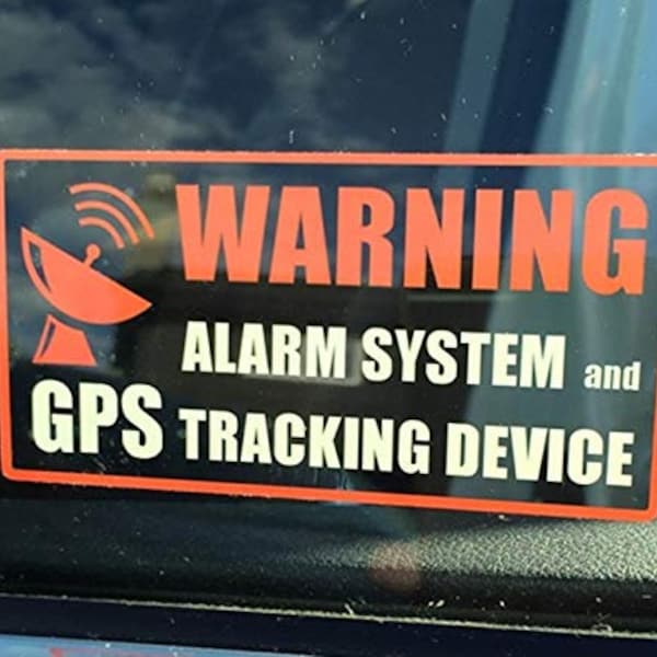 Gps Warning Sticker - Etsy