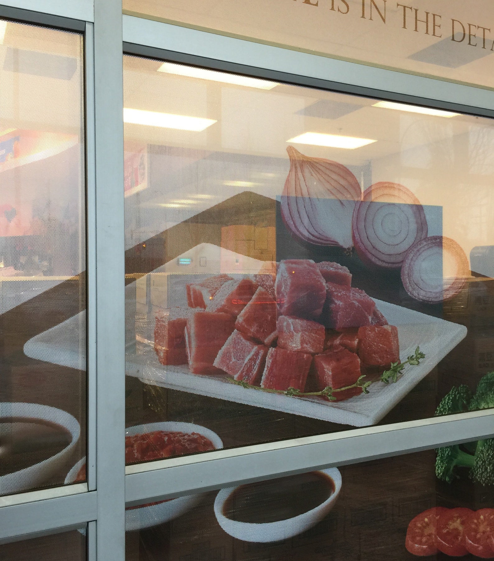 Custom Printed Removable Adhesive White or Perforated Vinyl Store Front ...