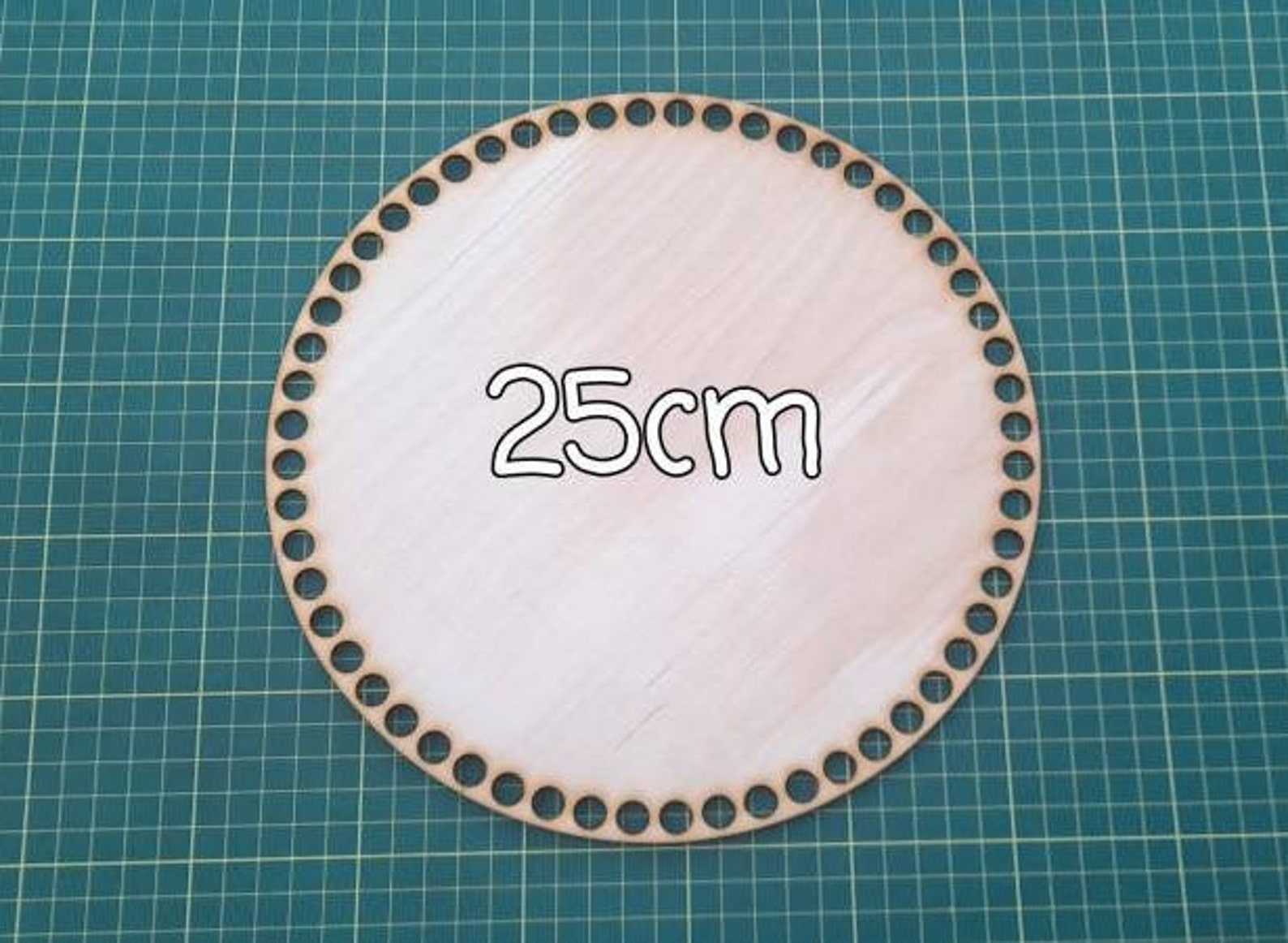 Round Wooden Base for Crochet Circular Base Wooden Basket - Etsy