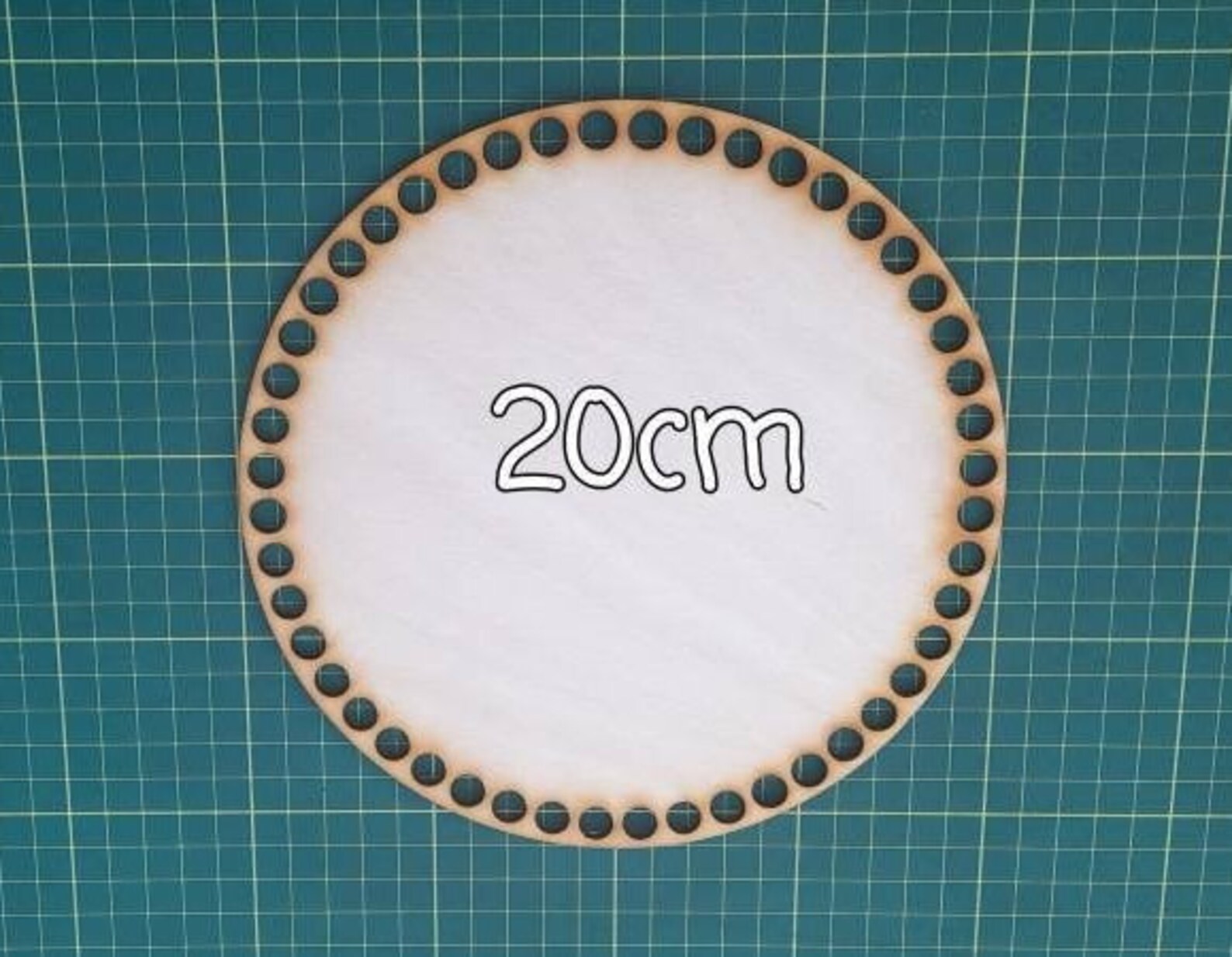 Round Wooden Base for Crochet Circular Base Wooden Basket - Etsy