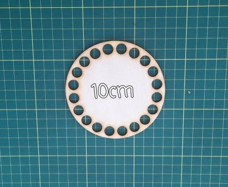 Round Wooden Base for Crochet Circular Base Wooden Basket - Etsy