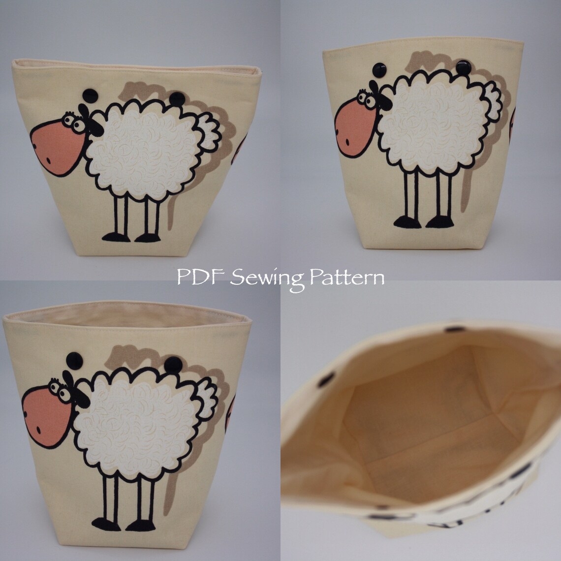 PDF Pattern Yarn Sack Pattern Project Bag Pattern Sewing | Etsy