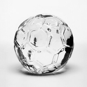 Glass Soccer Ball Paperweight 2.5 Football Sports Gift - Etsy
