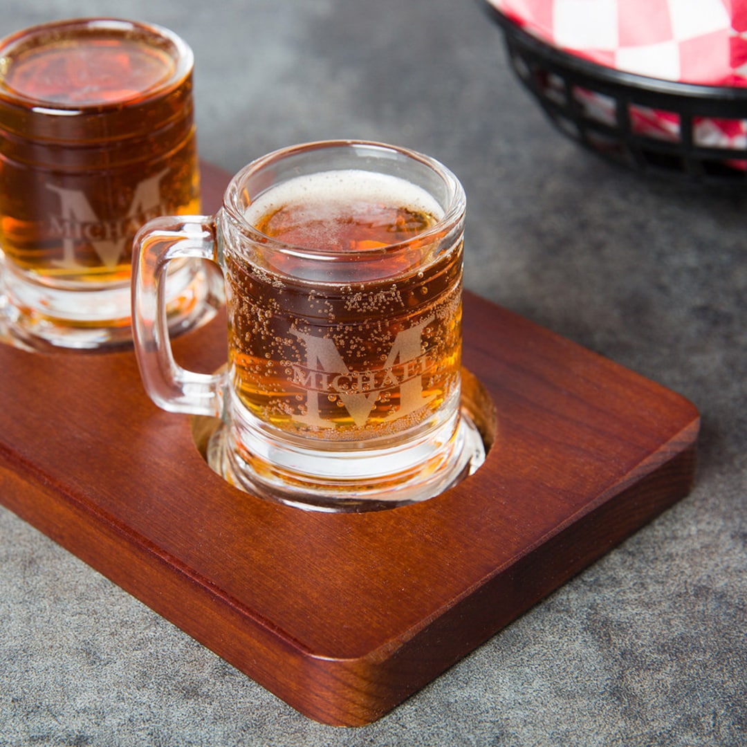 Engraved Mini Beer Mug Shot Glass 1.25oz - Etsy