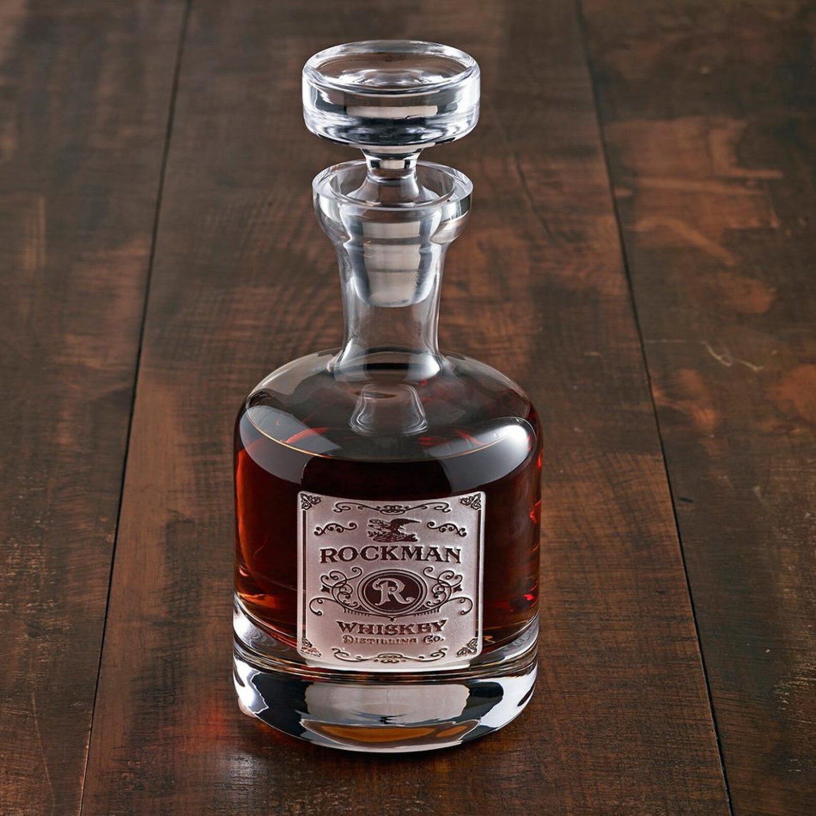 Engraved Crystal Flagon Decanter - Etsy