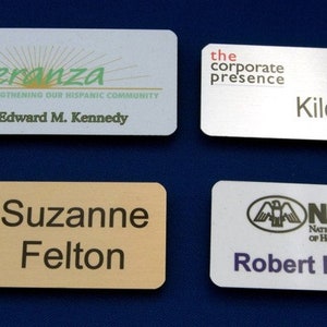 Personalized Magnetic Name Tags/name Badges - Etsy