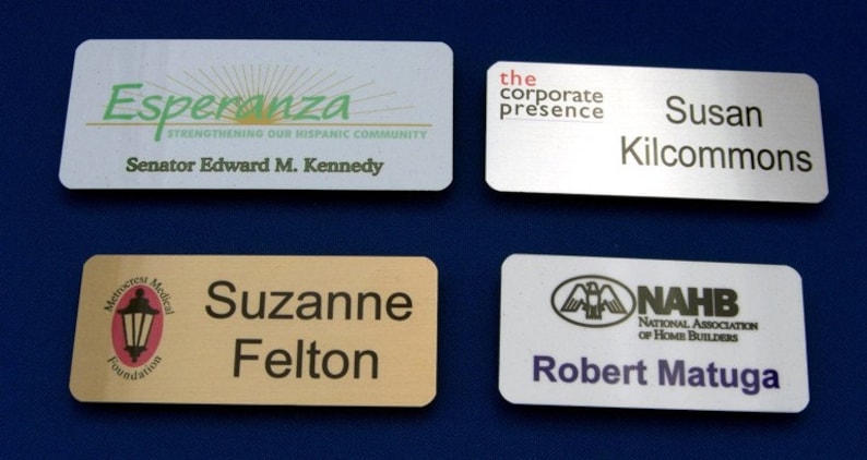 Personalized Magnetic Name Tags/name Badges - Etsy