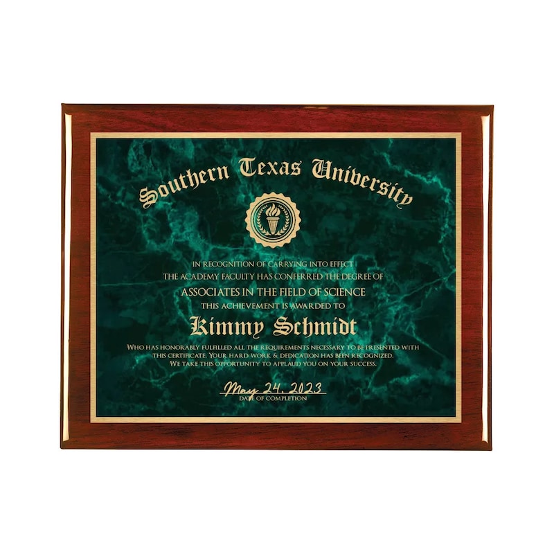 Diploma Frame - Etsy