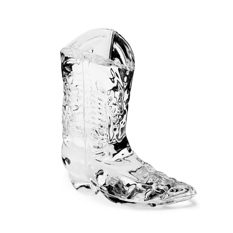 5 Crystal Glass Boot Ralph Lauren Style Cowboy Boot - Etsy