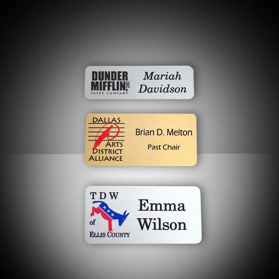 Personalized Magnetic Name Tags/name Badges - Etsy