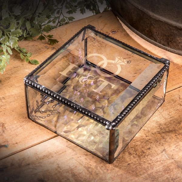 Glass Keepsake Box - Etsy