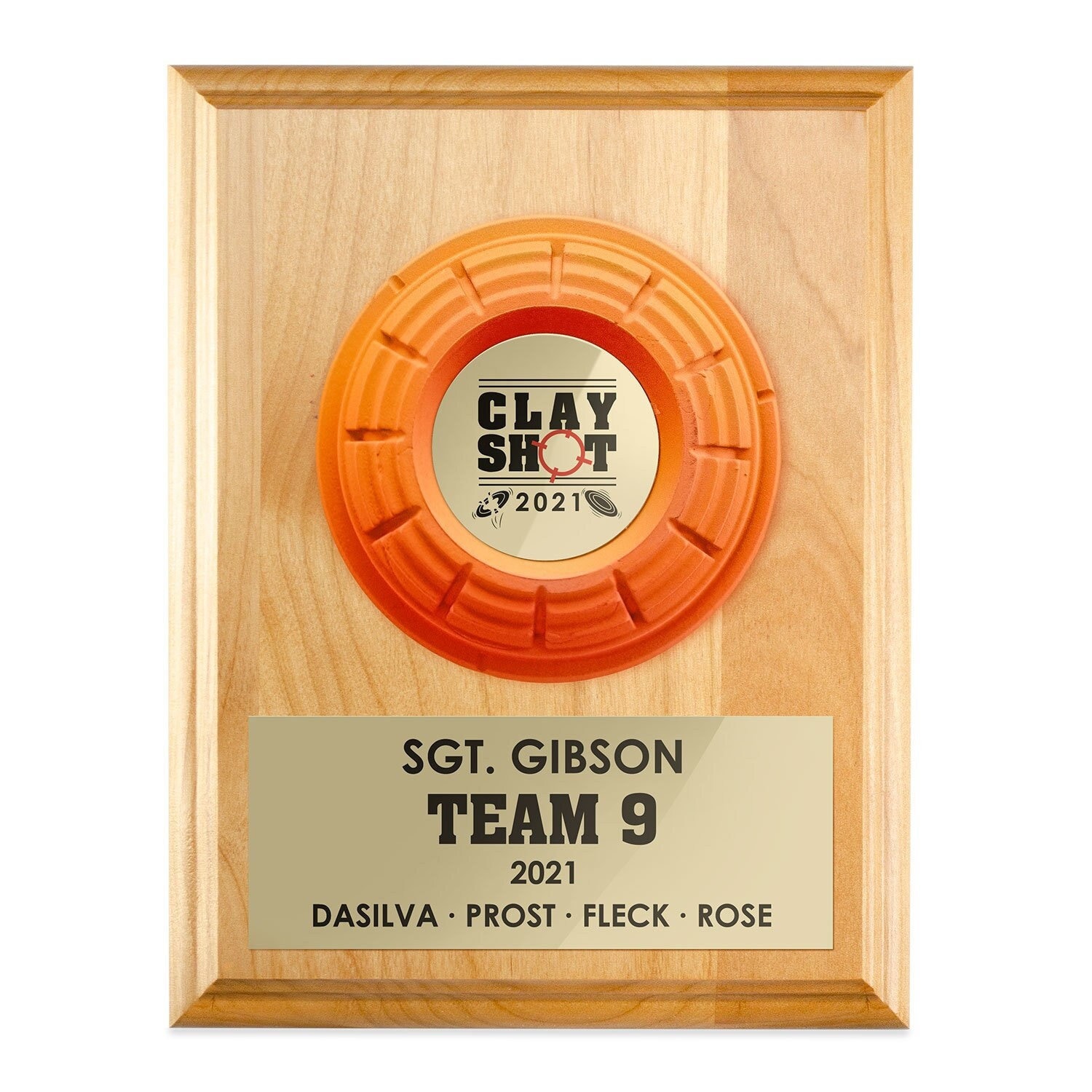 Clay Pigeon Award, Skeet Shooting Sport Plaque - Etsy