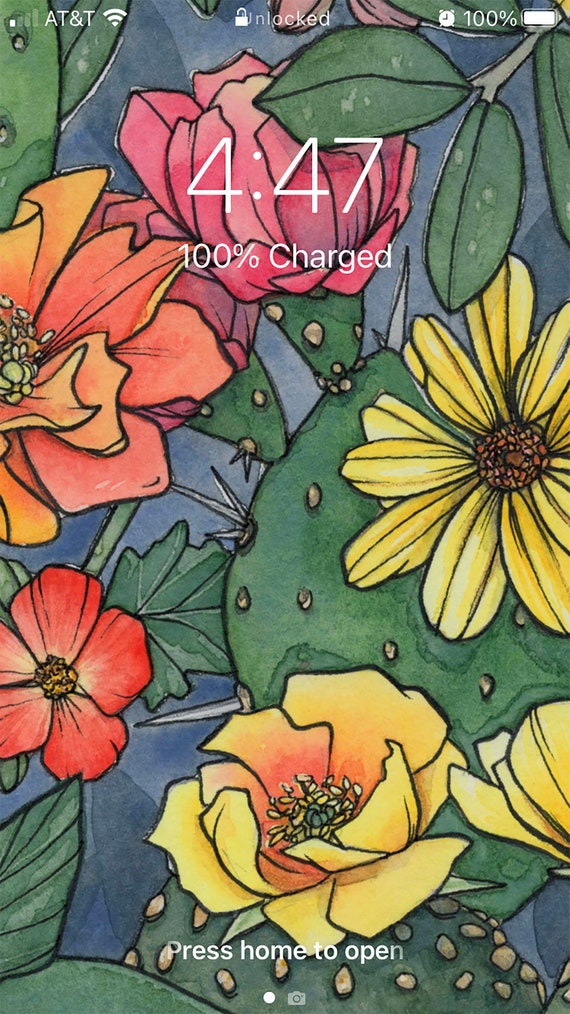 Phone Digital Wallpaper Screen Saver Tranquila | Etsy