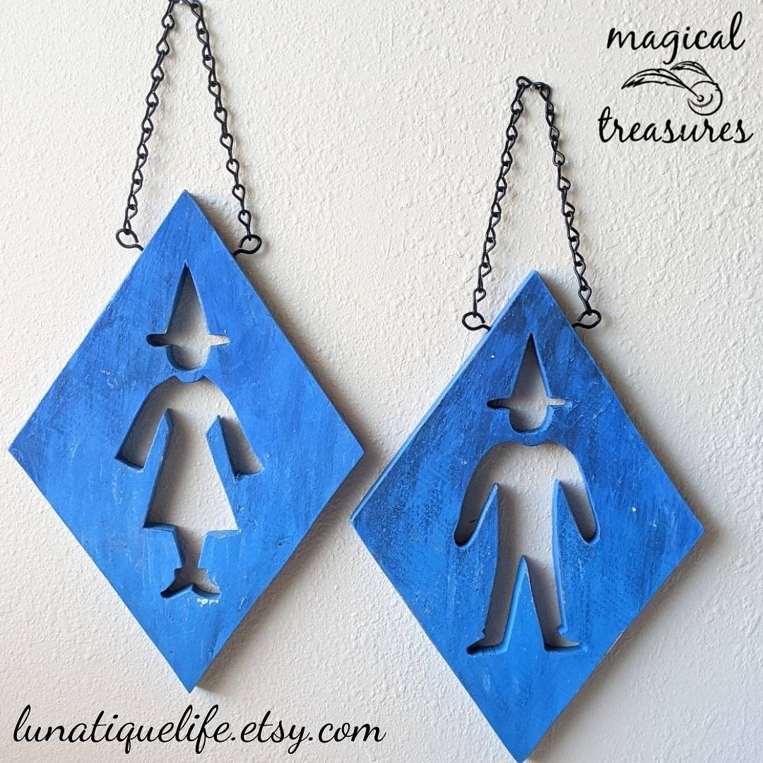 Witch / Wizard / Combo Wall/restroom Sign - Etsy