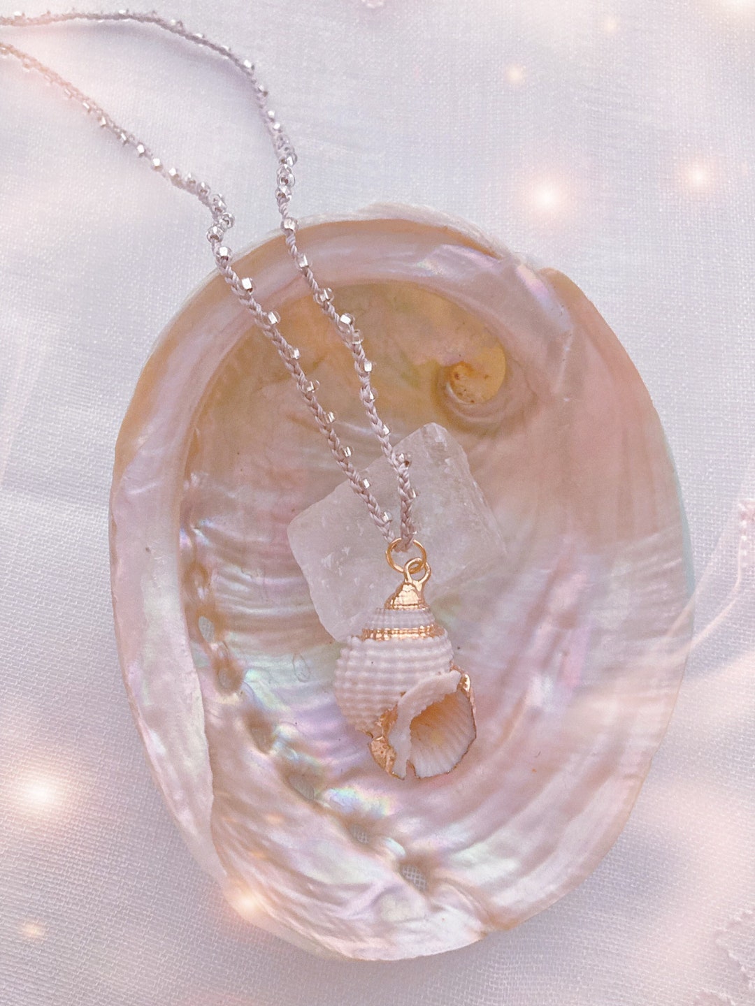 Sea Nymph Shell Necklace / Sea Witch / Aphrodite Jewelry Sea Shell ...