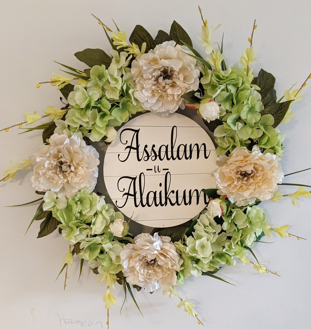 Assalam-o-alaikum Door Sign and Wreath Ramadan Decor Eid - Etsy