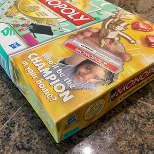 Complete Championship Edition Monopoly Hasbro - Etsy