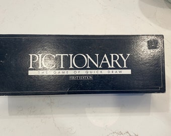 1985 Pictionary First Edition the Game of Quick Draw - Etsy