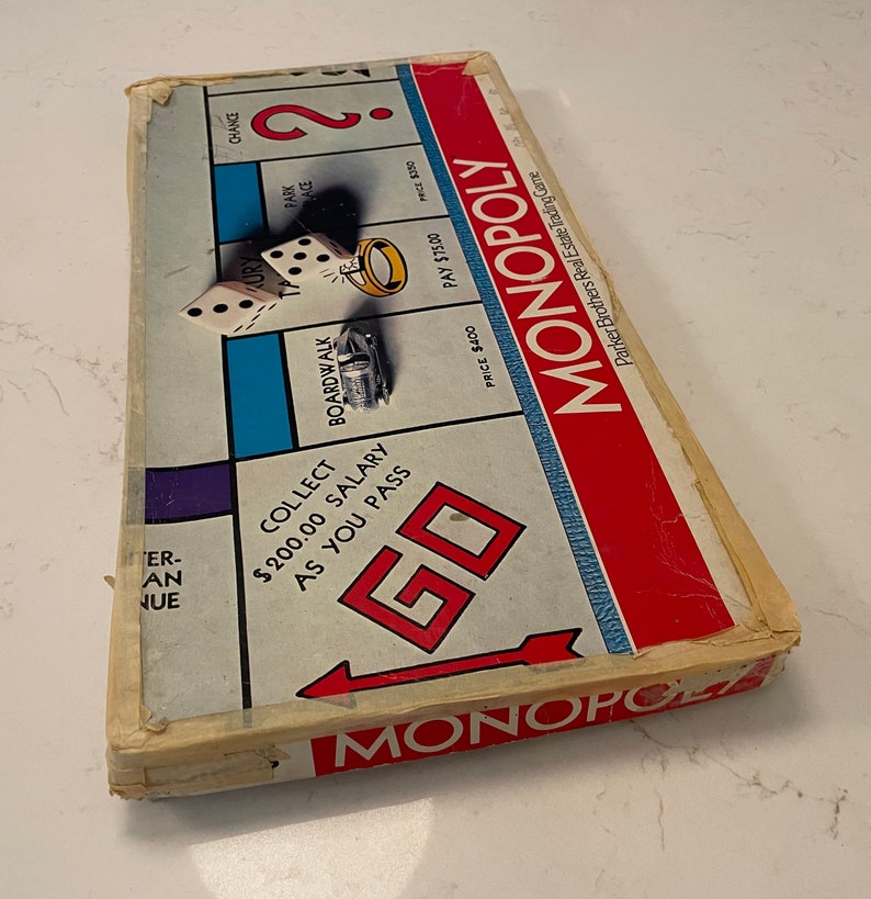 1974 Complete Monopoly Real Estate Trading Game by Parker - Etsy