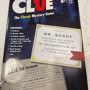 Mint Complete Clue Mystery Game A5826 - Etsy