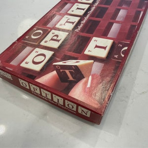 1983 Mint Option Word Game Parker Brothers 0108 - Etsy