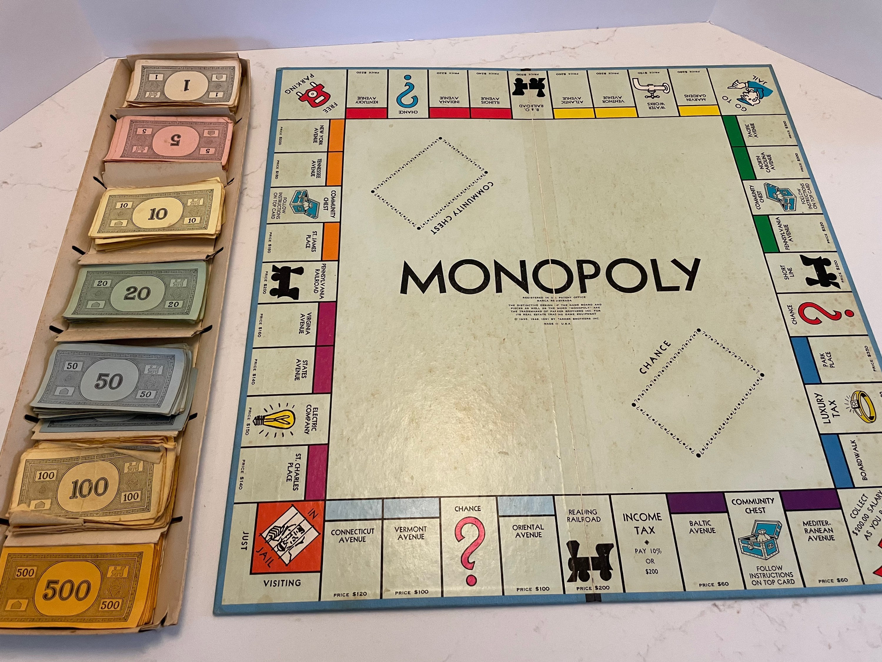 1961 Complete Monopoly Parker Brothers 009 - Etsy