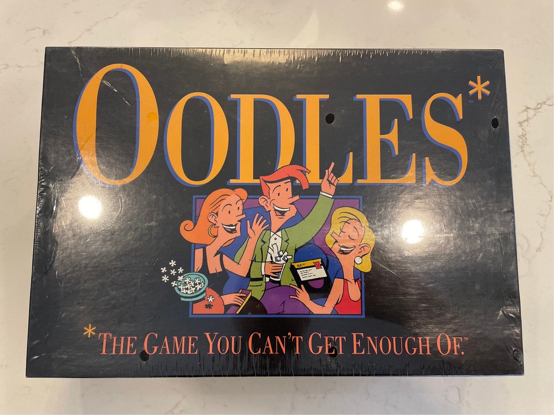 1992 Mint Sealed Complete Oodles Game by Milton Bradley No 4330 - Etsy