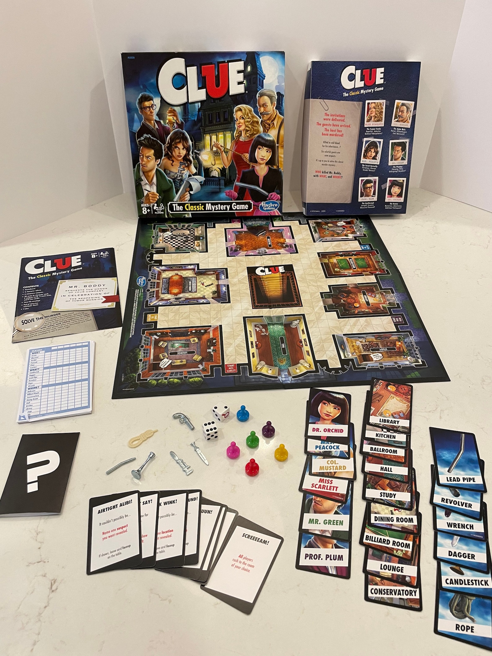 Mint Complete Clue Mystery Game A5826 - Etsy