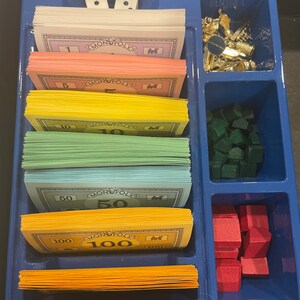 1998 VGC Complete Monopoly Deluxe Edition Property Trading Game Parker ...