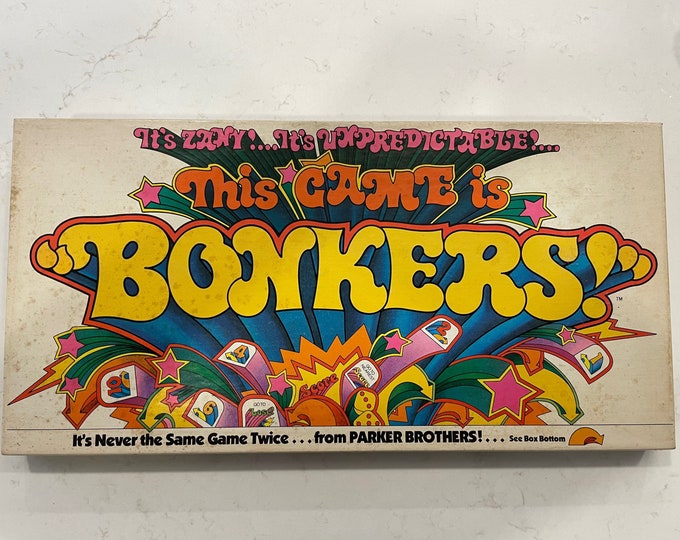 1978 Complete Rare Bonkers Game by Parker Brothers 51 - Etsy