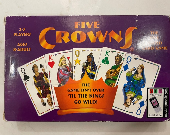 1996 VGC Complete Five Crowns Card Game Set Enterprise - Etsy
