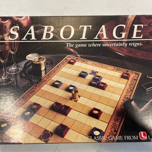 1985 VGC Complete Sabotage Game Lakeside 8328 - Etsy