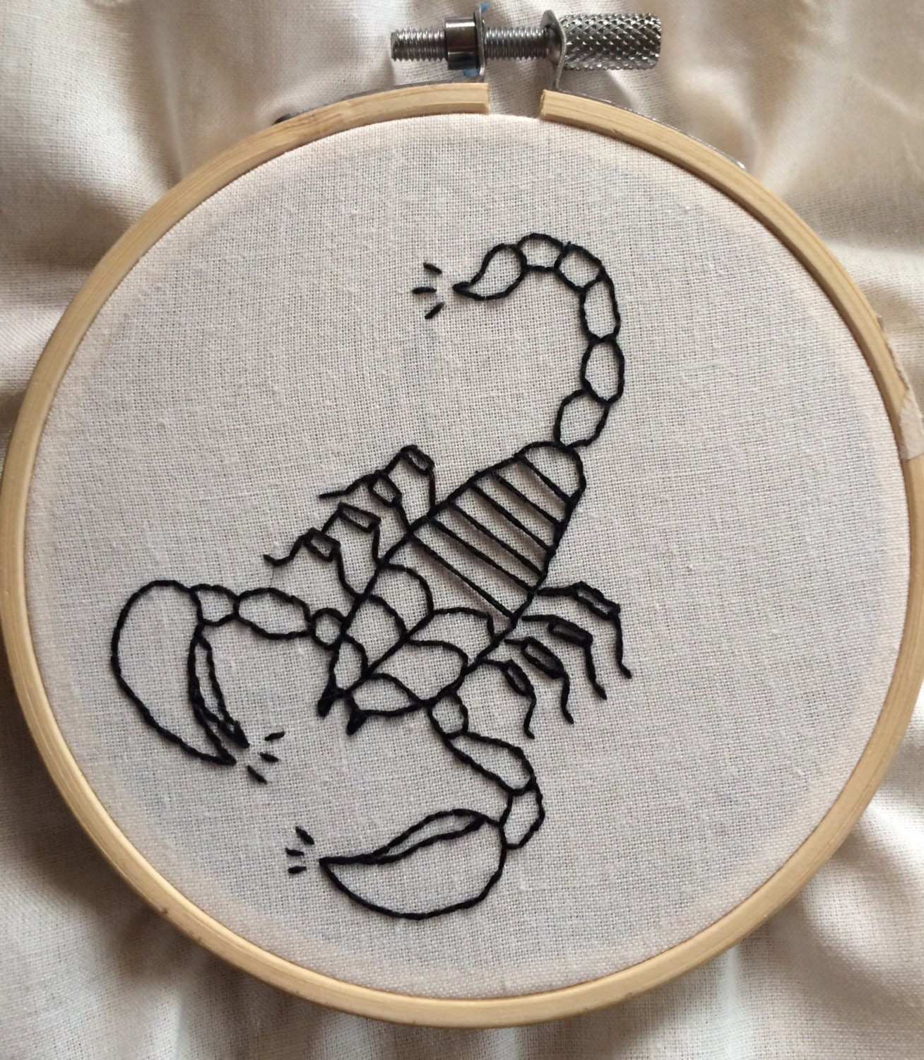 Scorpion Embroidery - Etsy