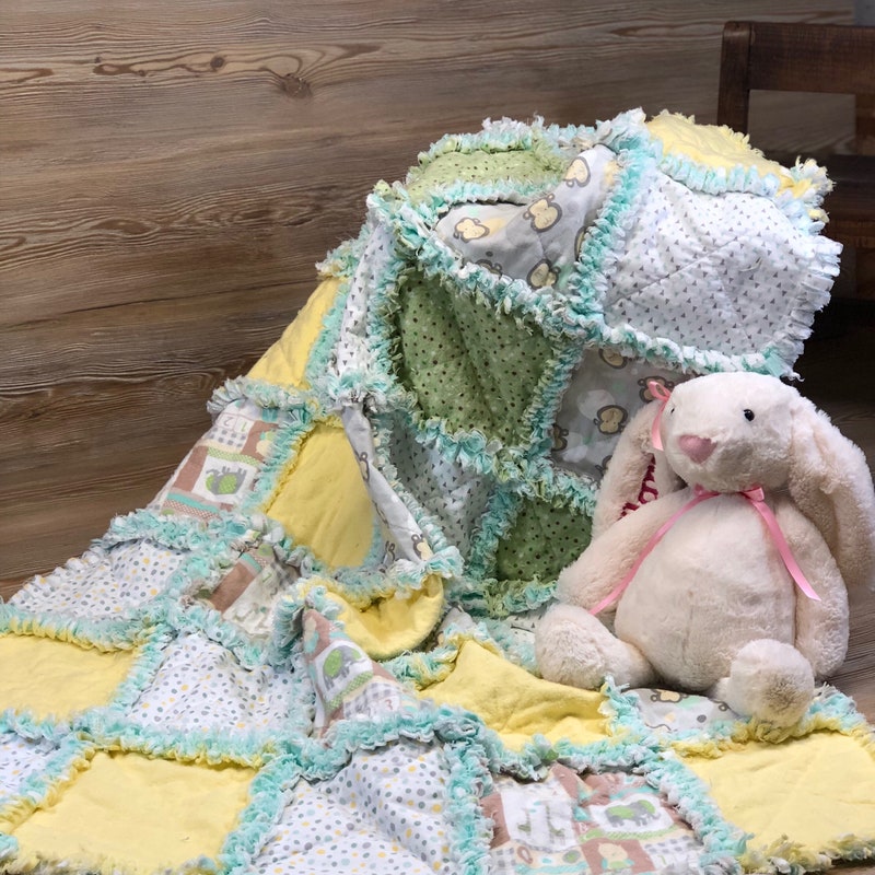 Monkey Rag Quilt - Etsy