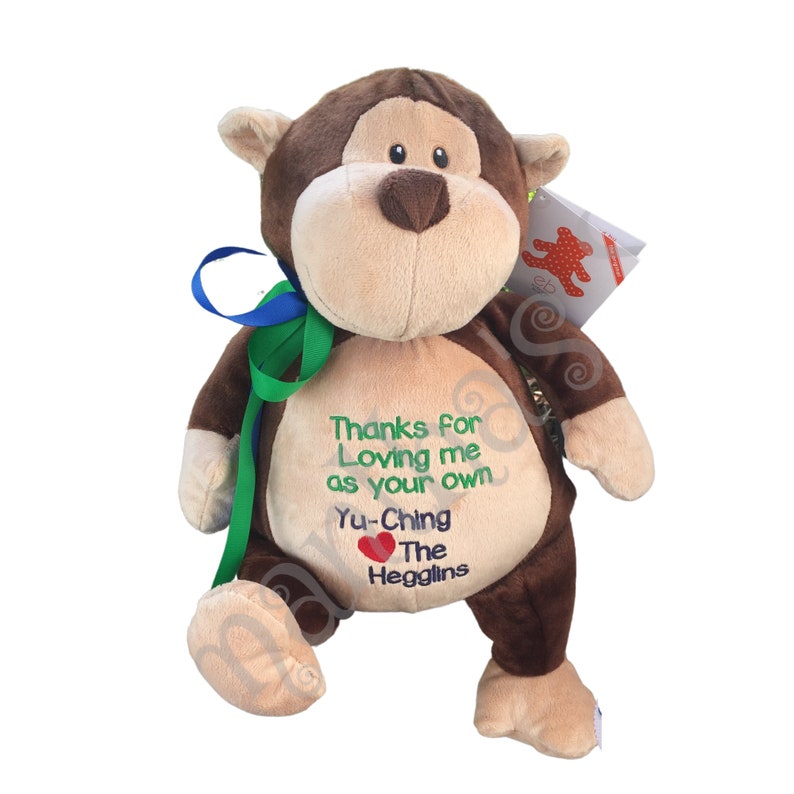 Monkey Gift Personalized Monkey Toy Monkey Large Monkey - Etsy